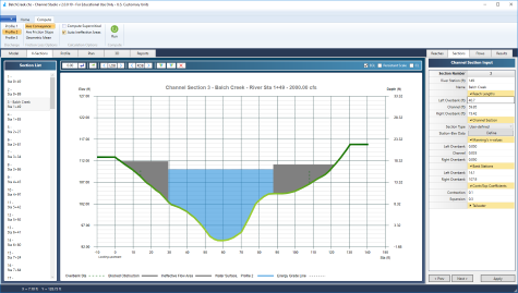 Open Channel Hydraulics Software | Channel Studio