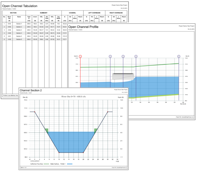 Open Channel Hydraulics Software | Channel Studio