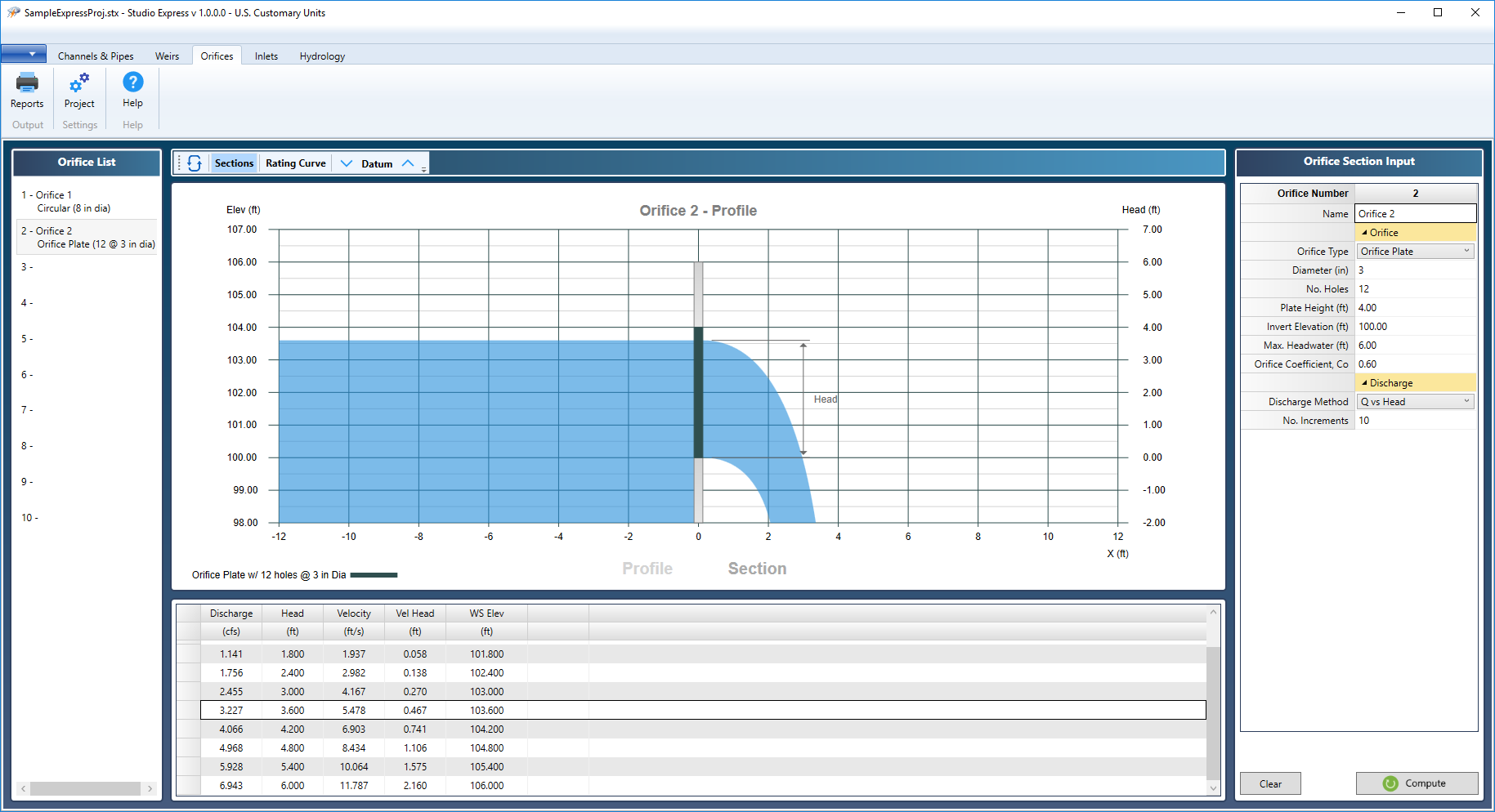 Hydraulics and Hydrology Software | Studio Express