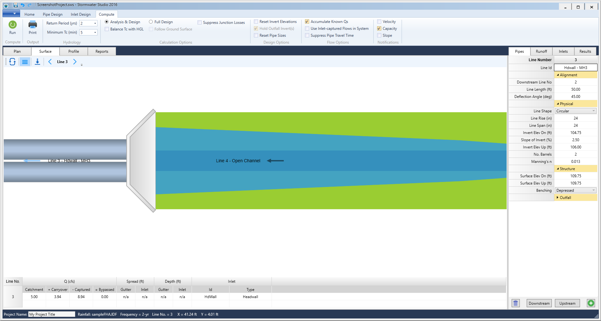 Storm Sewer Design Software | Stormwater Modeling | Stormwater Studio