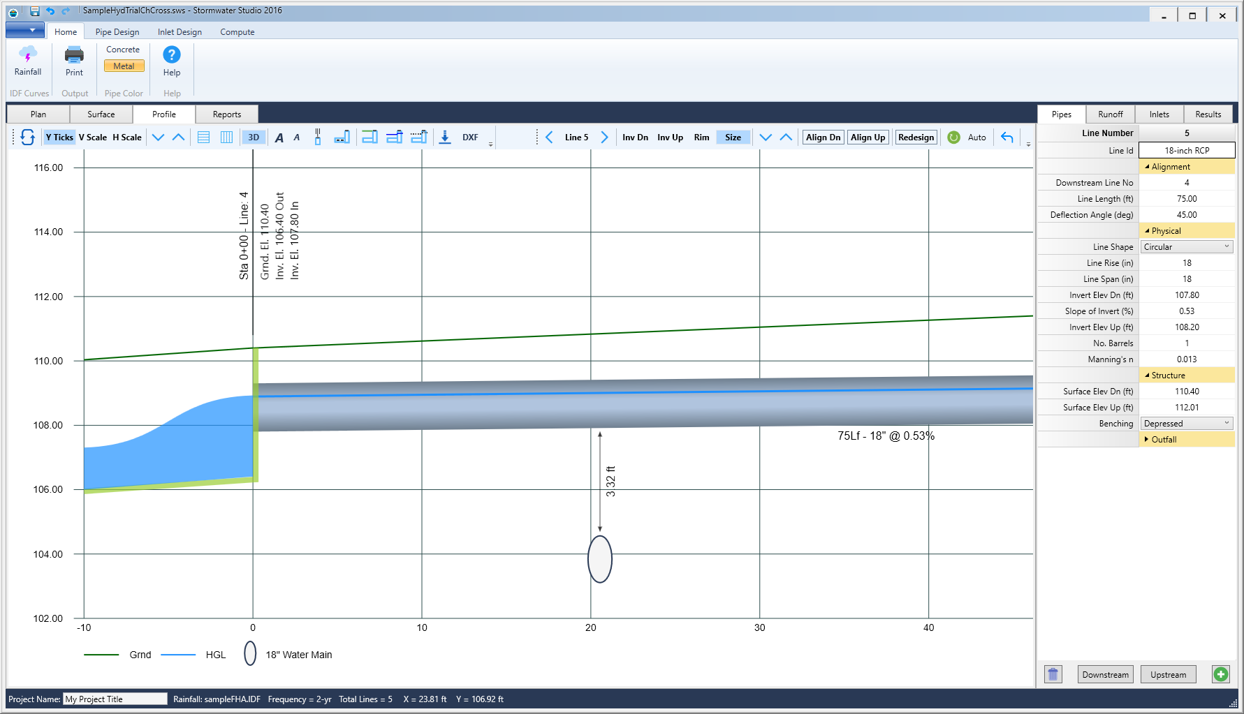 Storm Sewer Design Software | Stormwater Modeling | Stormwater Studio