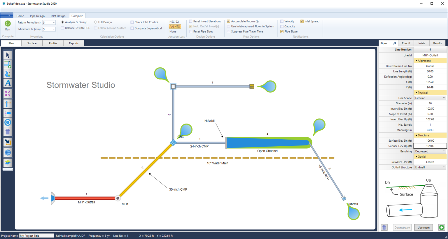 Stormwater Design Software by Hydrology Studio